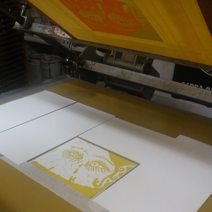Screen Printing on Paper – beginners – Hippo Screenprinters