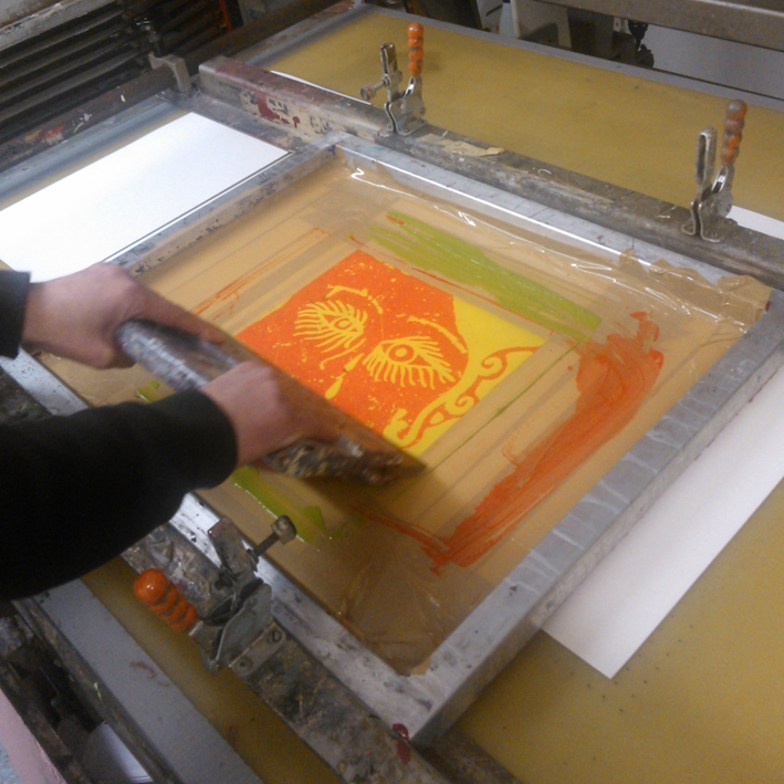 Screen Printing on Paper – beginners – Hippo Screenprinters